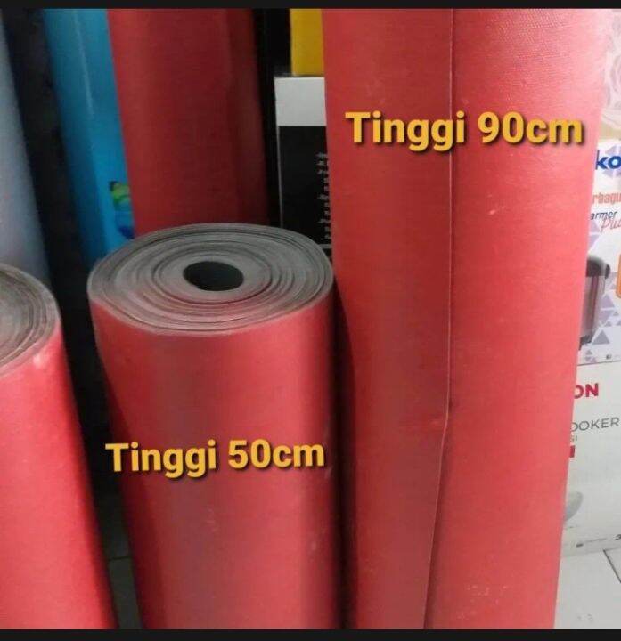 Karpet Talang merah hitam ukuran 90cm /harga perroll | Lazada Indonesia