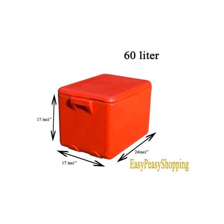 60Liter Heavy Duty Cooler Box /Ice Box /Ice Bucket /Plastic Ice Tong ...