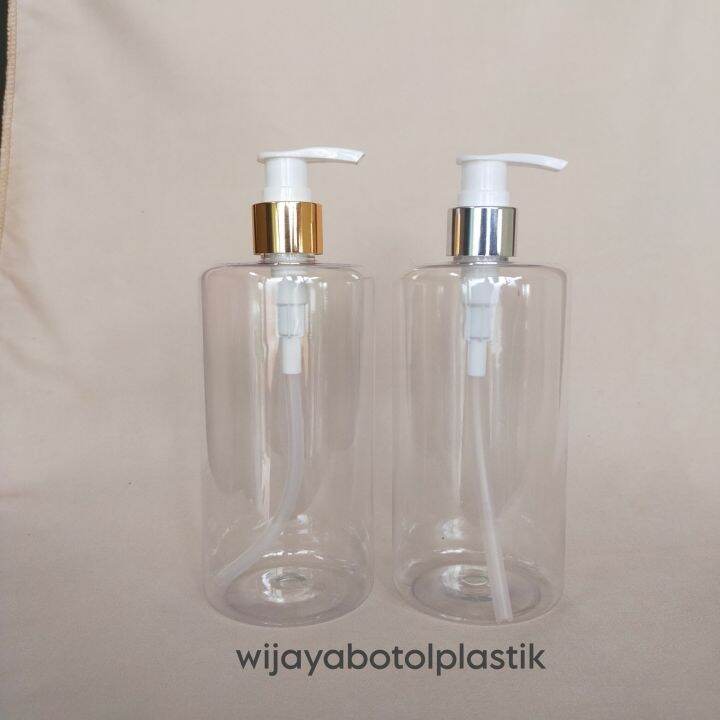 Botol Pump 500 Ml RF Tebal/Botol Sabun Cair 500 Ml Pump Alumunium Gold n24 | Lazada Indonesia
