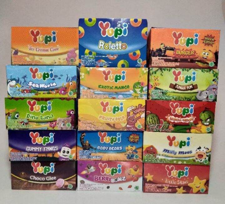 yupi all varian isi 24 pcs | Lazada Indonesia