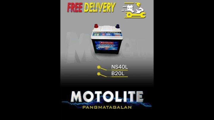 Motolite Ns40/B20L Enduro automotive battery | Lazada PH