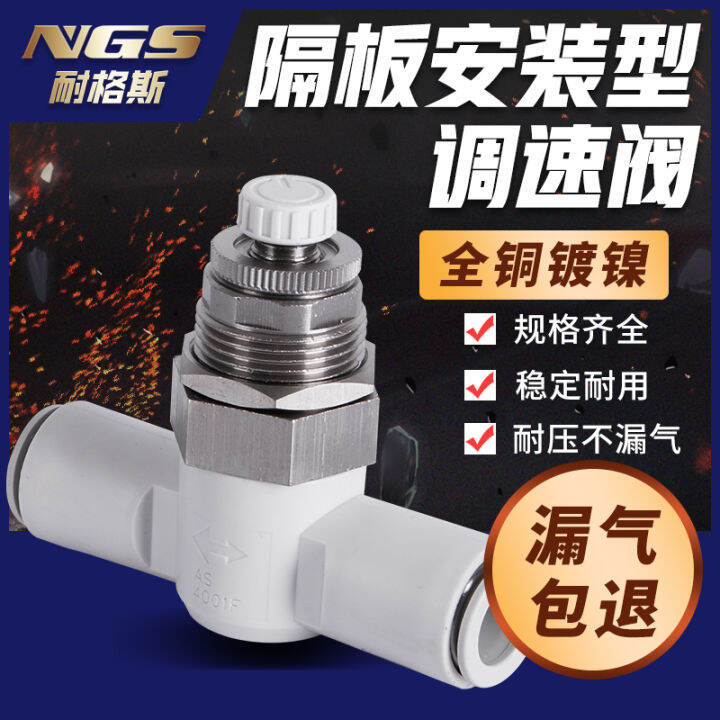 Partition Speed Control Valve As1001f As2001f As2051f AS3001F-04/06/08 ...