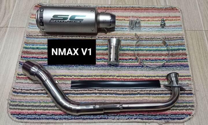 NMAX V1 FULL EXHAUST SYSTEM SC PROJECT | Lazada PH