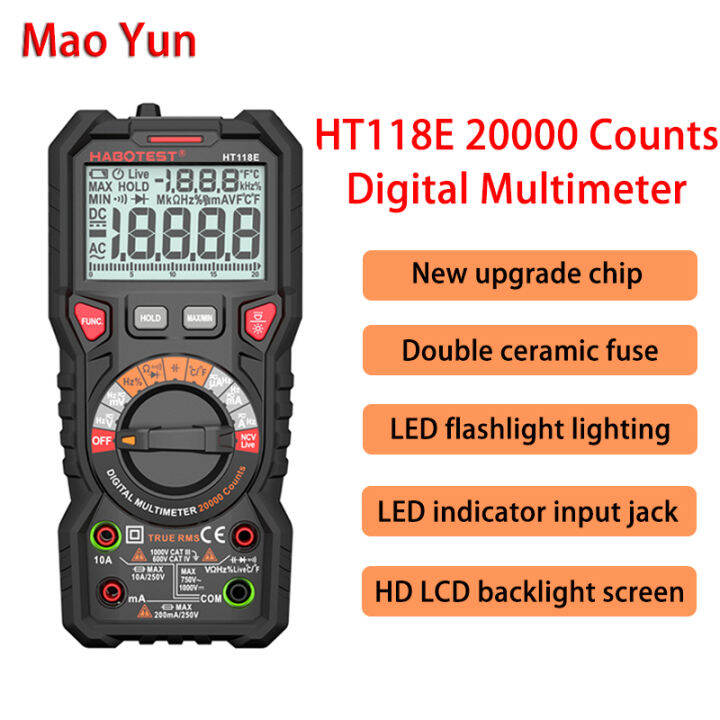 Professional Digital Multimeter Electrician High Precision Automatic ...