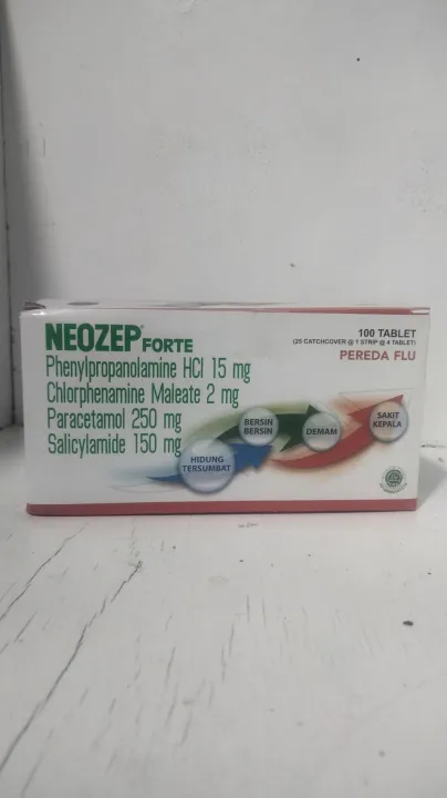 NEOZEP FORTE tablet pereda flu isi 25 strip | Lazada Indonesia