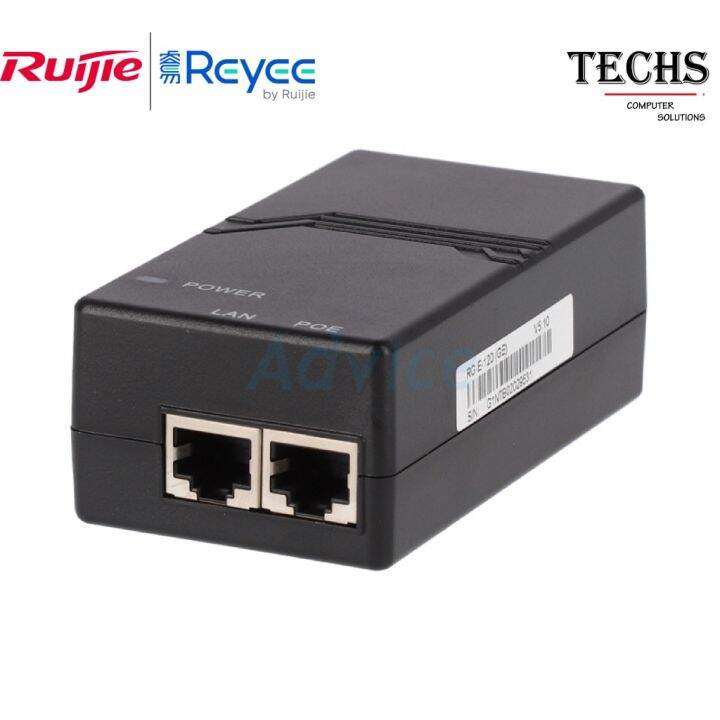 Reyee RG-E-130(GE), 1 -PORT POE ADAPTER(1000BASE-T, POE+/802.3AT) | Lazada