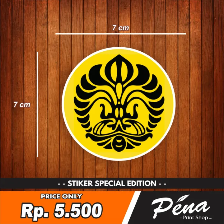 Sticker Stiker UI Universitas Indonesia Awet Tahan air | Lazada Indonesia