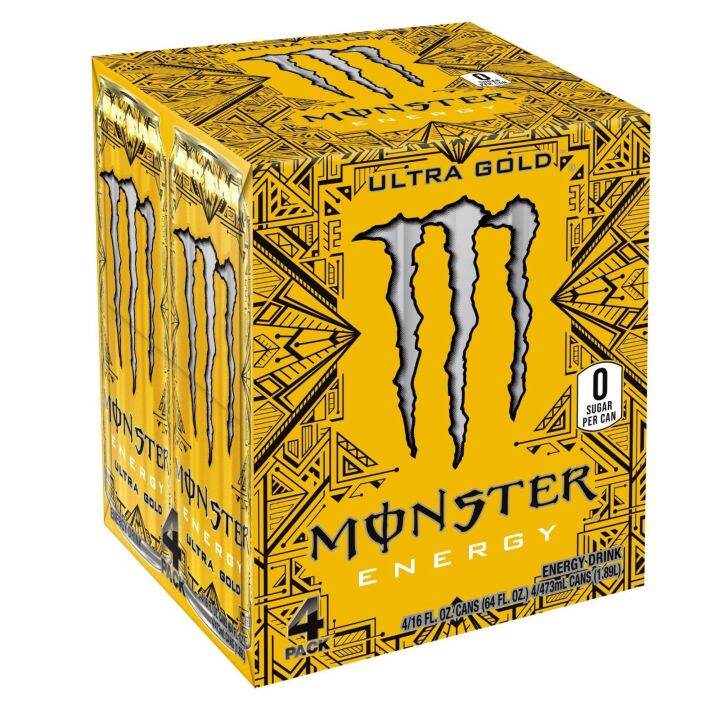 Monster Ultra Gold 16oz 4pk | Lazada PH