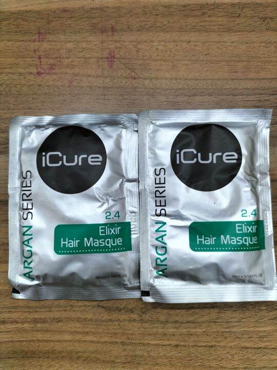 Icure Hair Mask argan oil sachet | Lazada PH