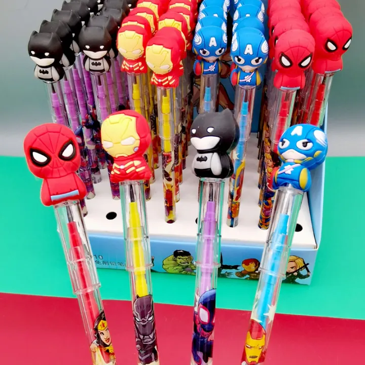 Marvel Superhero Pencil-Free Automatic Pencil Egg Pen Peripheral Hand ...
