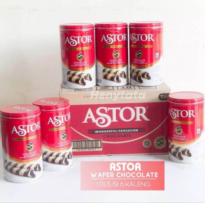 Astor Double Coklat 330gr // Astor Roll Rasa Coklat 1 karton 6pcs ...