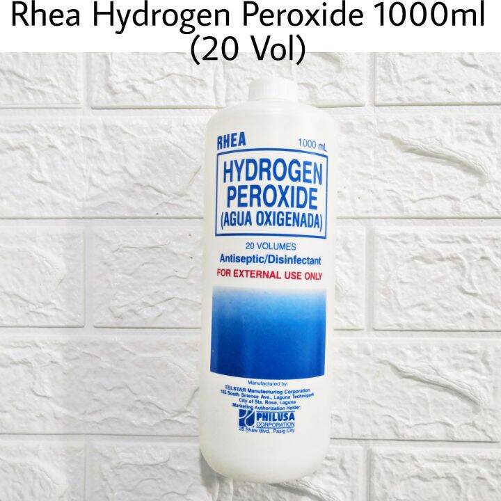 Rhea Agua Oxigenada 1000ml/500ml (Hydrogen Peroxide) 20vol | Lazada PH
