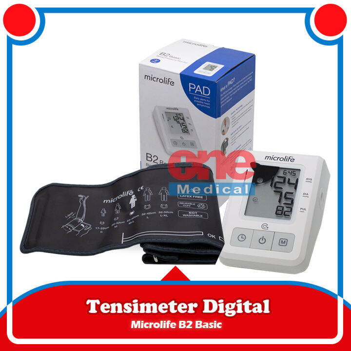 Tensimeter Digital Microlife B2 Basic | Alat Monitor Tekanan Darah ...