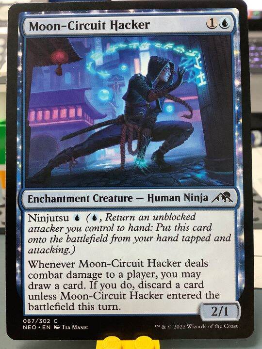 MAGIC: The Gathering - Moon-Circuit Hacker (Kamigawa: Neon Dynasty ...