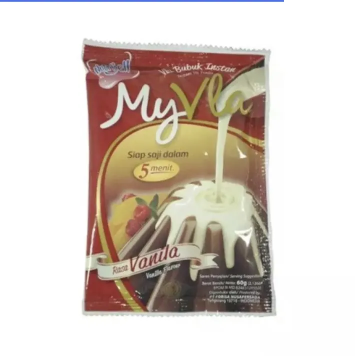 my VLA Rasa VANILA fla instant saos pudding puding agar sachet 60gr ...