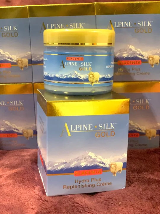 ครีมรกแกะ Alpine Silk Gold Hydra Plus Replenishing Creme with Placenta ...