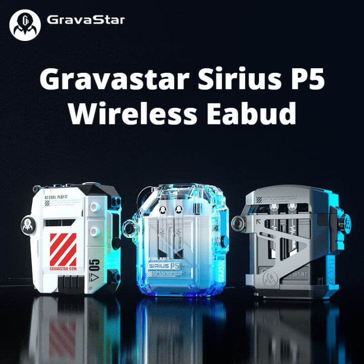 Original Gravastar Sirius P5 Bluetooth 5.2 Earphones ENC Noise ...