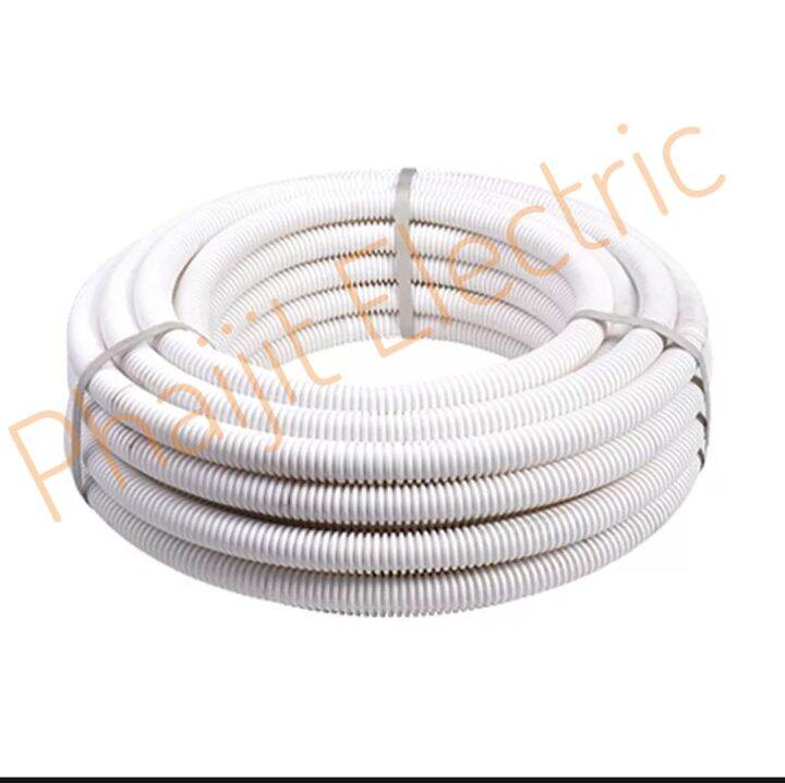 uPVC Flexible Conduit (White) FX40 Flexible Conduit 40 mm. Length 25 m ...