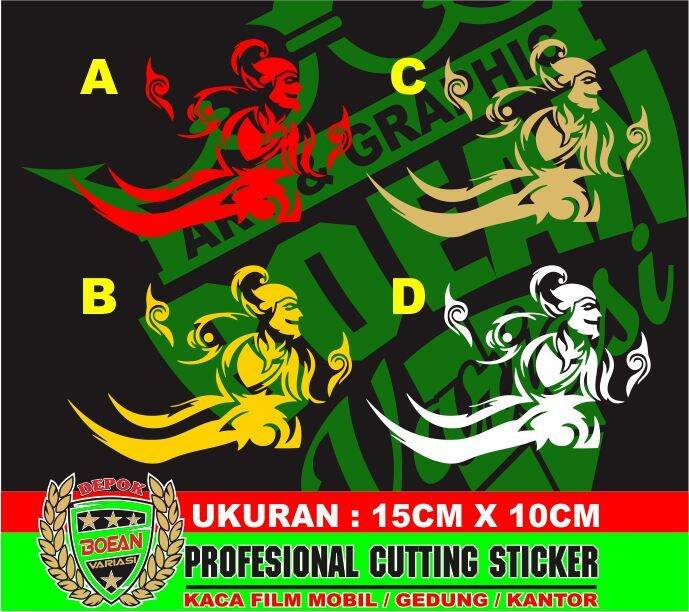 cutting sticker bus bis model wayang haryanto | Lazada Indonesia