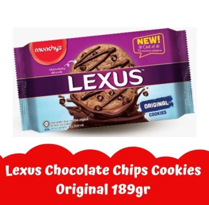 LEXUS Biskuit Cip Coklat Original | Chocolate Chip Cookies Original ...