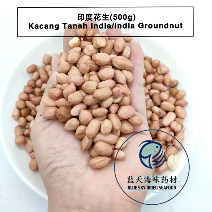 印度花生 Kacang Tanah India/India Groundnut(500g) | Lazada