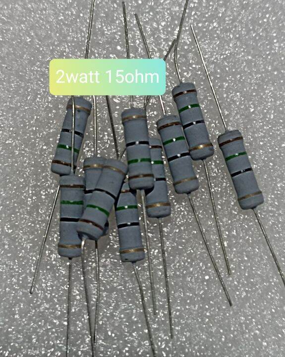 10BUAH RESISTOR 15 OHM 2 WATT RESISTOR 2WATT 15OHM 15 OHM 5℅ | Lazada Indonesia