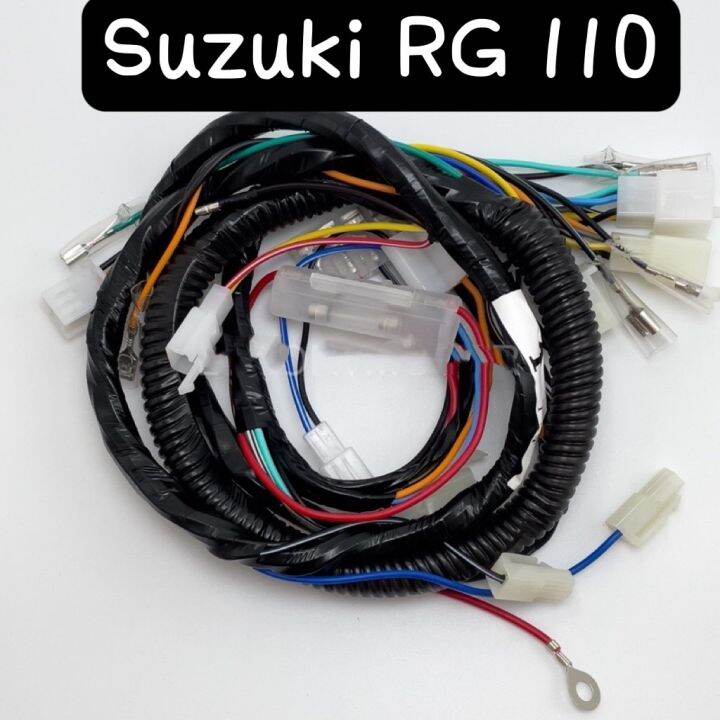SUZUKI RG110 WIRING SET HARDNESS HARNESS WAYARING WAYERING WIRE | Lazada