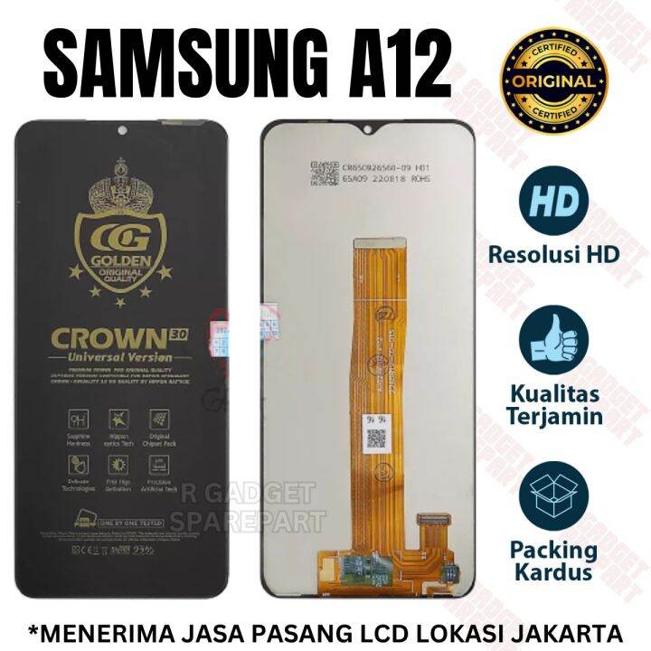 LCD TOUCHSCREEN SAMSUNG A12 CROWN QUALITY LCD FULLSET SAMSUNG A12 ...