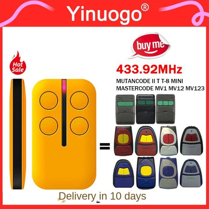 For MASTERCODE MV1 MV12 MV123 MUTANCODE II T T-8 MINI Remote Control ...