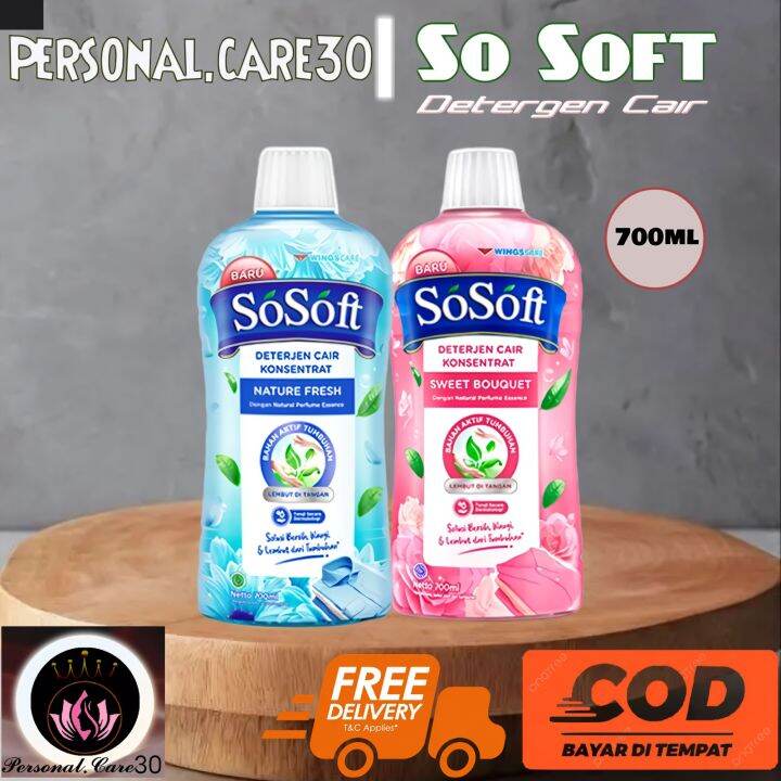 SO SOFT Detergen Cair 700ML | Lazada Indonesia