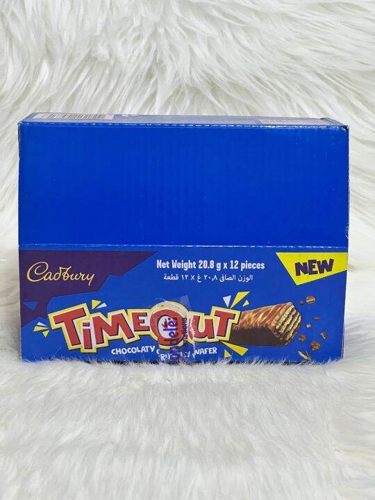 CADBURY TIMEOUT CHOCOLATE WAFER (12 x 20.8g) | Lazada PH