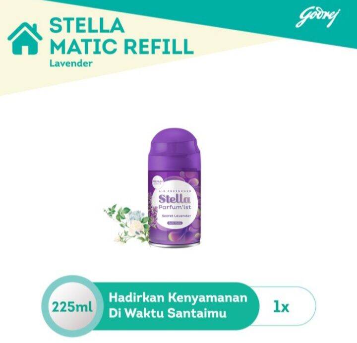 stella refill matic 225 ml lavender pengharum ruangan | Lazada Indonesia