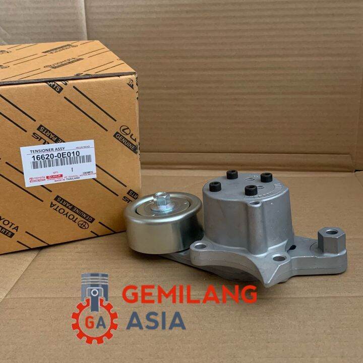 TENSIONER ASSY TOYOTA HILUX REVO INNOVA REBORN FORTUNER VRZ 16620-0E010 ...