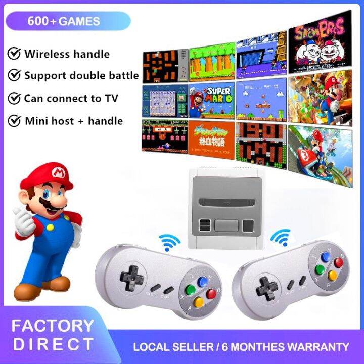Wireless Video Game Console 500 Retro TV Games For PS1/GBA Portable 2 ...