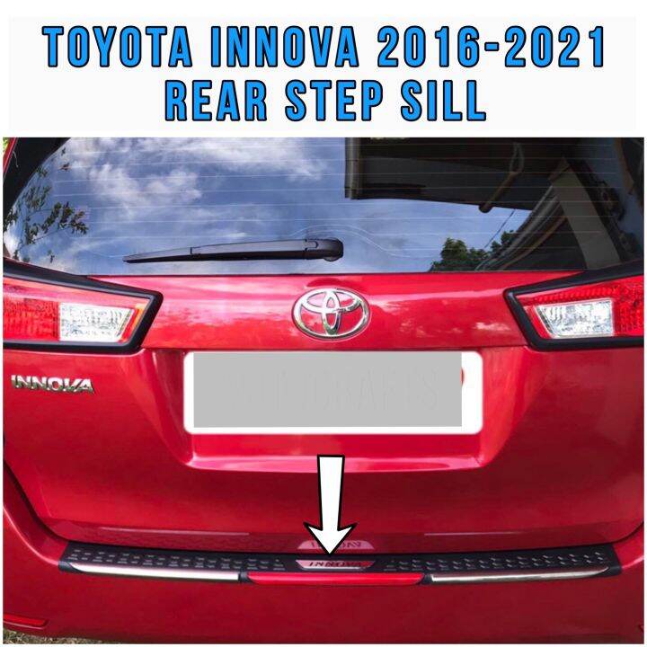 Toyota Innova 2016-2021 Rear step sill plate | Lazada PH