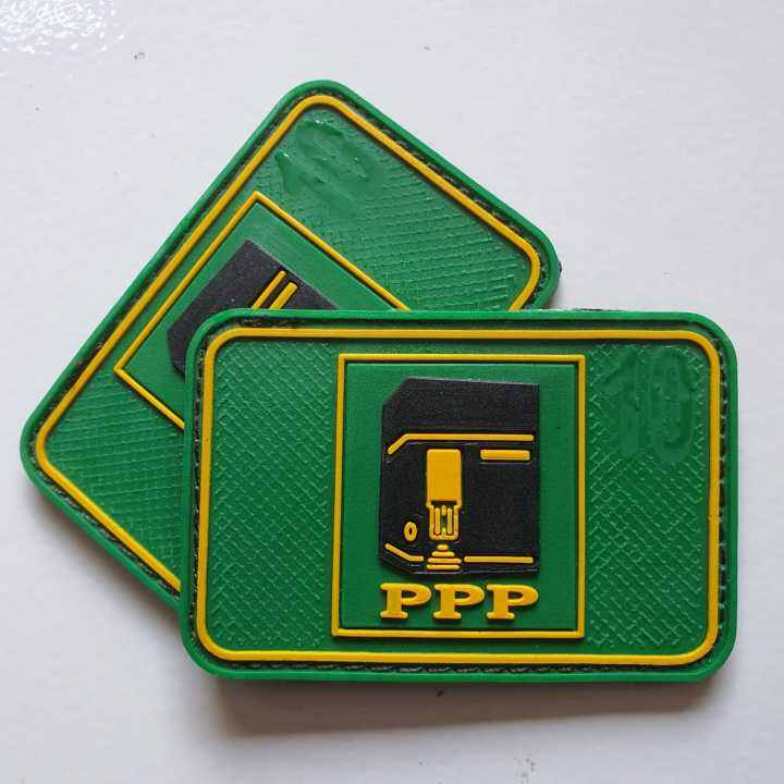 patch rubber logo ppp - partai persatuan pembangunan - pemilihan umum ...