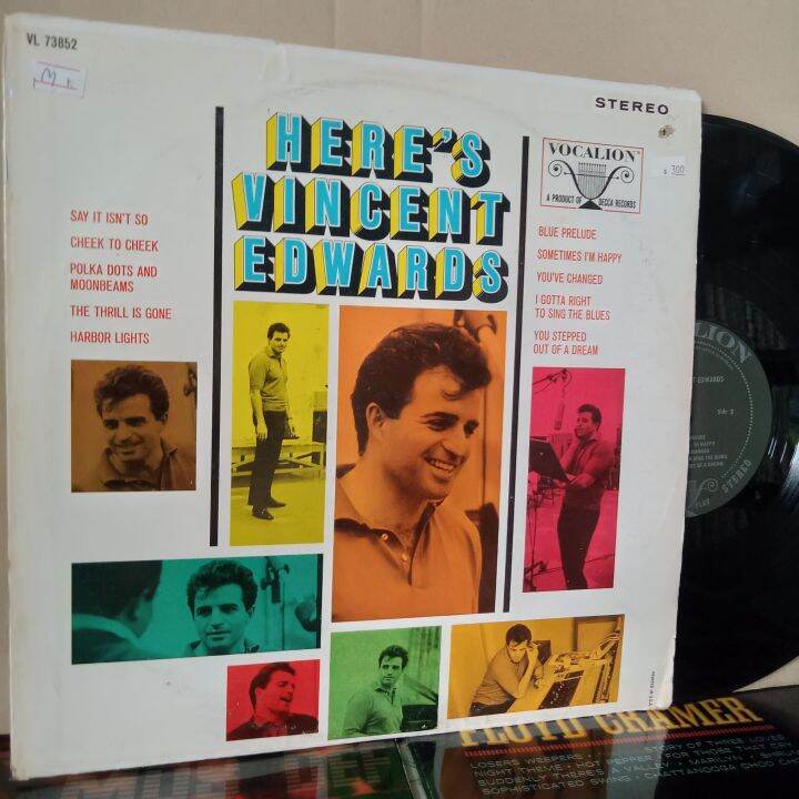 Here's Vincent Edwards แผ่นเสียงเพลงสากล VG/NM | Lazada.co.th