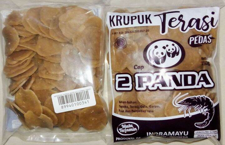 kerupuk trasi cap 2 panda 200g | Lazada Indonesia