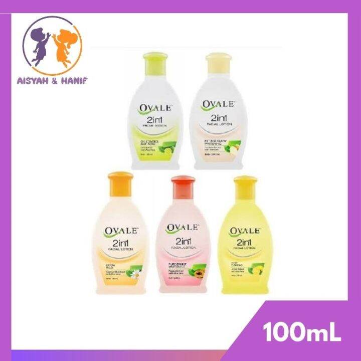 OVALE 2in1 Facial Lotion 100ml Oil Control Anti Acne /Deep Control ...