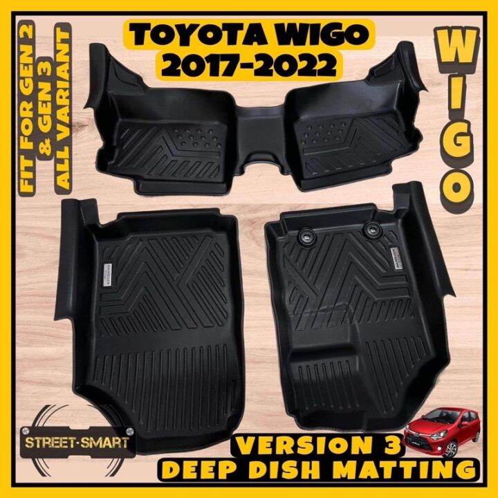 Toyota Wigo 2017-2022 Version 3 Matting | Lazada PH