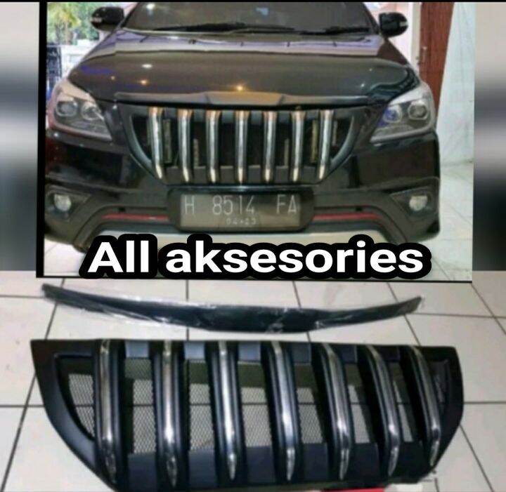 Grill Innova 2014-2015 Modell Apollo Hitam doff Lis Crhom | Lazada ...