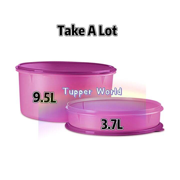 Tupperware Take A Lot Small 3.7L / Large 9.5L -1pc | Lazada