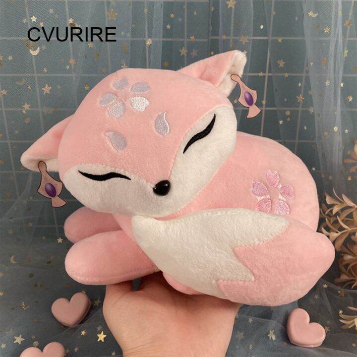 【Ready!】Genshin Impact Yae Miko Foxes Plush Toy Stuffed Animal Pink Fox ...
