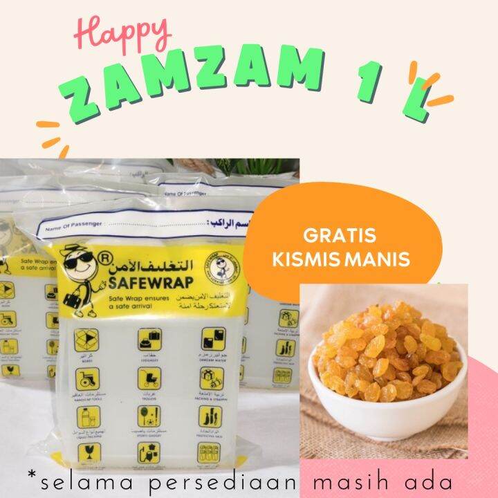 Zam zam 1 liter kemasan safeweap | Lazada Indonesia