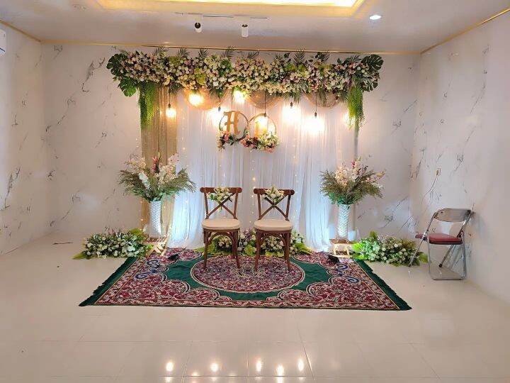 sewa backdrop pernikahan simple 3 meter | Lazada Indonesia