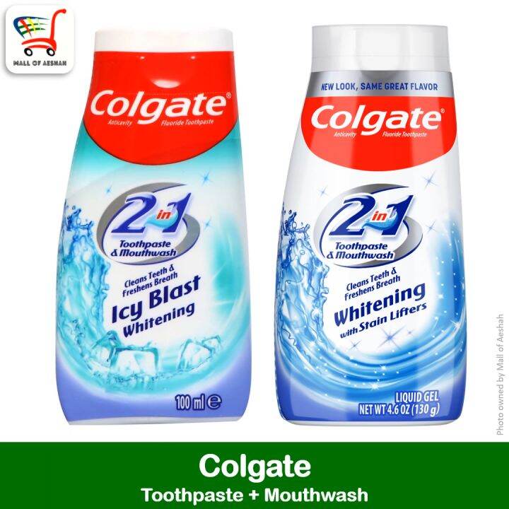 [Product of Colgate] Colgate 2-in-1 - Toothpaste + Mouthwash | Lazada PH