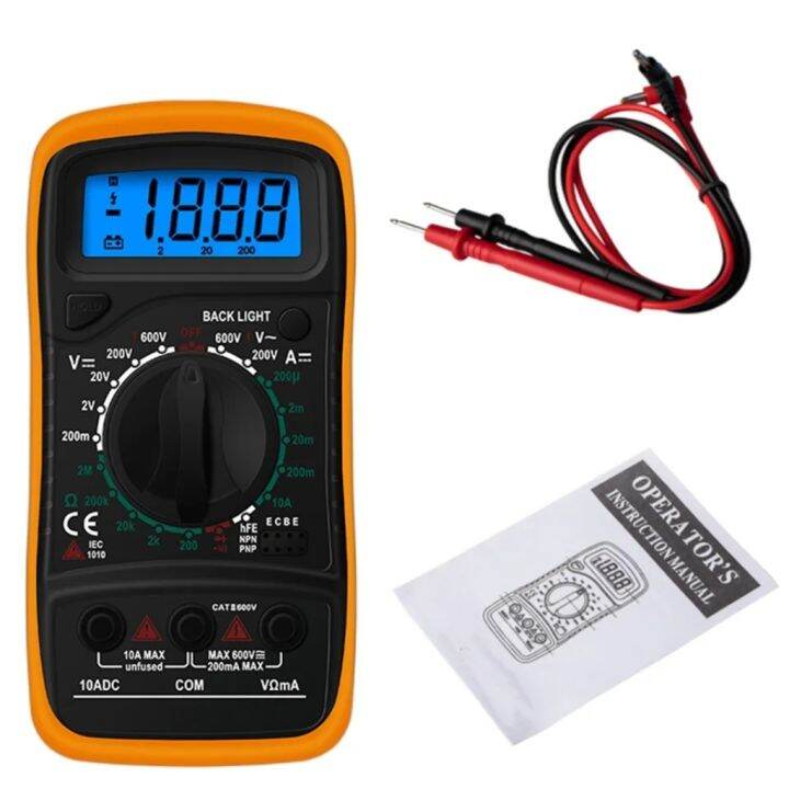 Alat ukur digital instrument parameter listrik hambatan ohm volt ampere ...
