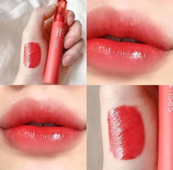 SASI Sugar Rush Lip Tint #02 🍓 . ลิปทิ้นท์เนื้อน้ำสีสวยสดใส ให้ความสด ...
