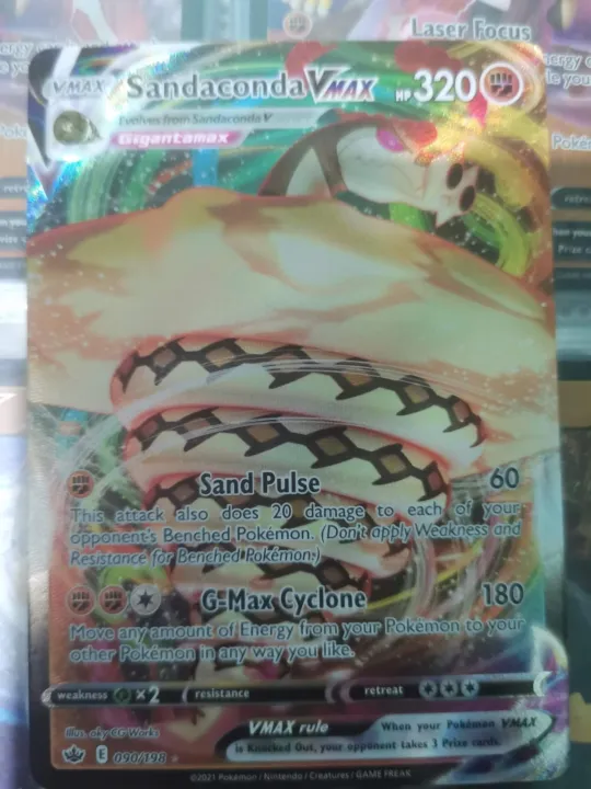 Pokemon Card - Sandaconda VMAX - 090/198 Ultra Rare | Lazada PH