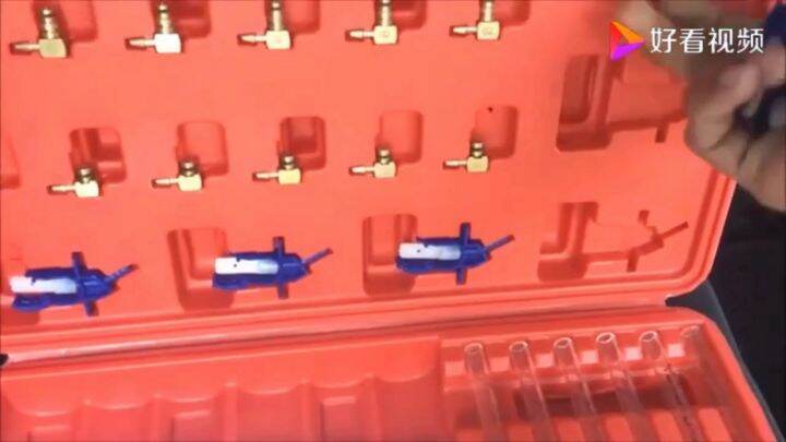 6 Cylinder Diesel Injector Flow Meter Diagnostic Set Cylinder Common ...